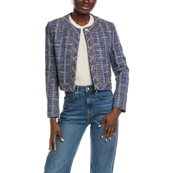 Hugo Boss | Jackets & Coats | Hugo Boss Womens Janoa Jacket Blue | Poshmark